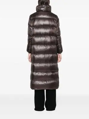 Herno Funnel-neck Down Coat - Brown