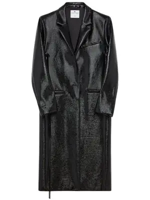 COURREGES Vinyl Mid-length Trench Coat