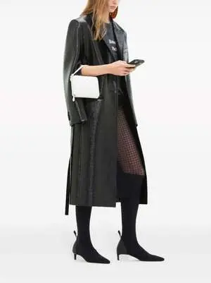 COURREGES Vinyl Mid-length Trench Coat