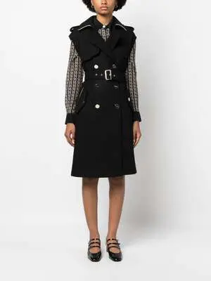 Liu Jo Double-breasted Sleeveless Coat