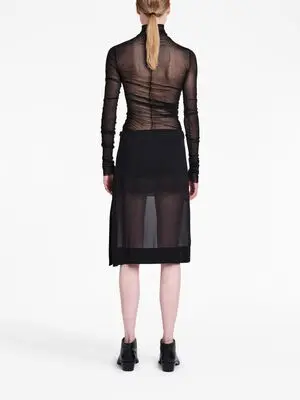 Proenza Schouler Semi-sheer Chiffon Skirt