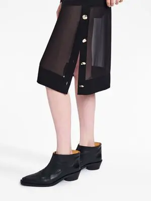 Proenza Schouler Semi-sheer Chiffon Skirt
