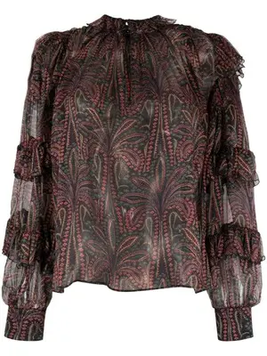 Etro Cuffed Blouses