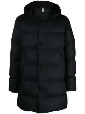 Woolrich Detachable-hood Quilted Padded Coat