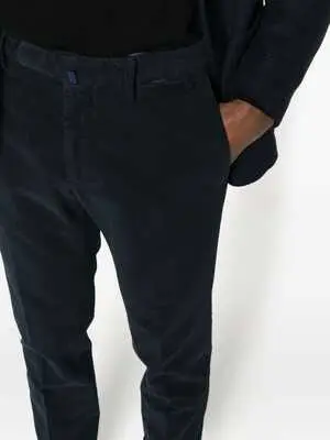 Incotex Skinny Mid-waist Chino Trousers - Blue