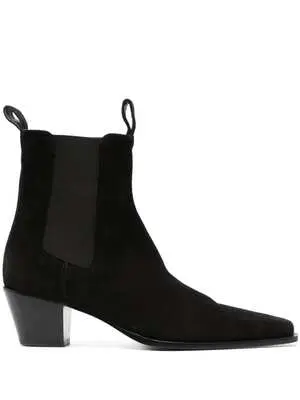 TOTEME 50mm The City Cowboy Boots - Black