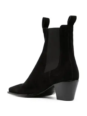 TOTEME 50mm The City Cowboy Boots - Black
