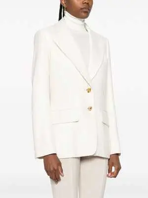 Chloé Embossed-button Single-breasted Blazer