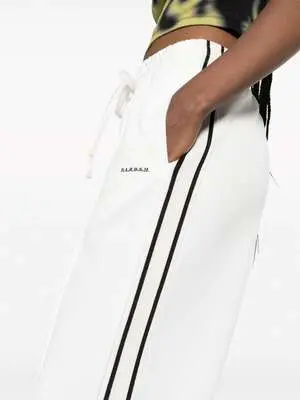 P.a.r.o.s.h Logo-embroidered Striped Track Pants