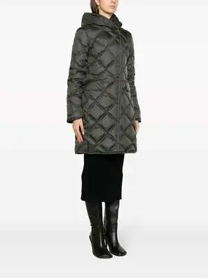 Peuterey Hooded Quilted Mid-length Coat