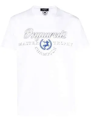 Dsquared2 Logo-print Cotton T-shirt - White