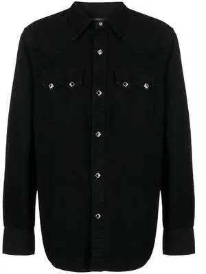 Ralph Lauren Button-up Cotton Shirt - Black
