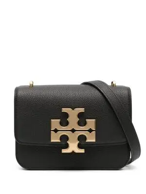 Tory Burch Logo-plaque Leather Crossbody Bag - Black