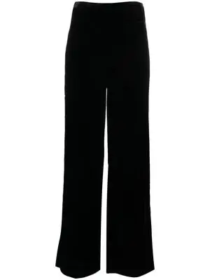 Sandro Levin Straight-leg Velvet Trousers