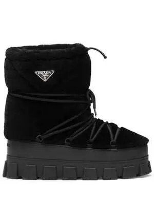 Prada Shearling Après-ski Boots