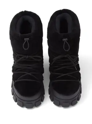 Prada Shearling Après-ski Boots