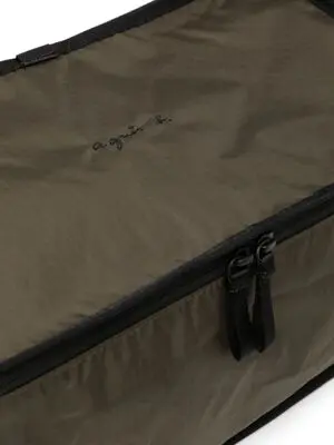 AGNES B. Logo-embroidered Ripstop Travel Bag