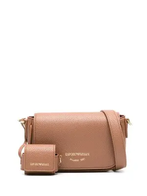 Emporio Armani Gold Tone Cross Body Bags For Women