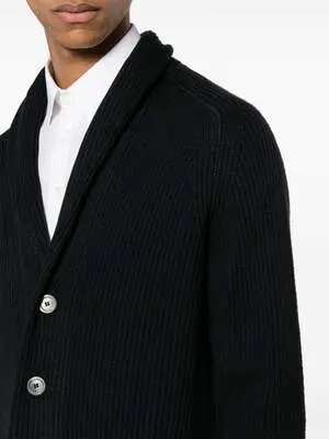 Fedeli Ribbed-knit Merino Wool Cardigan