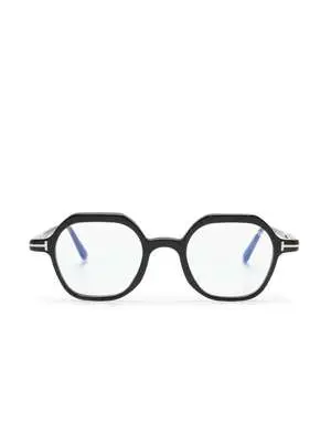 TOM FORD Hexagonal Frame Glasses - Black