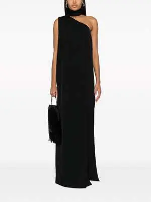 Stella McCartney One-shoulder Scarf Maxi Dress