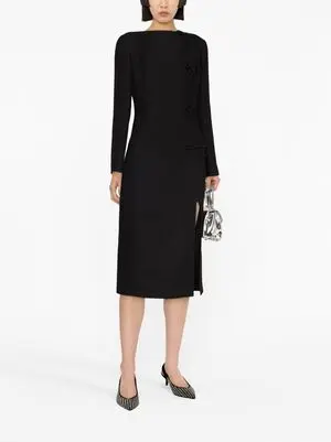 Valentino Garavani Bow-detail Midi Dress
