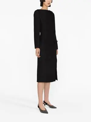 Valentino Garavani Bow-detail Midi Dress