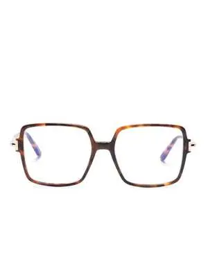 TOM FORD Tortoiseshell Square-frame Glasses - Brown