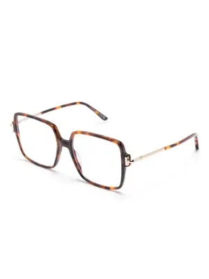 TOM FORD Tortoiseshell Square-frame Glasses