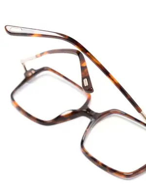 TOM FORD Tortoiseshell Square-frame Glasses