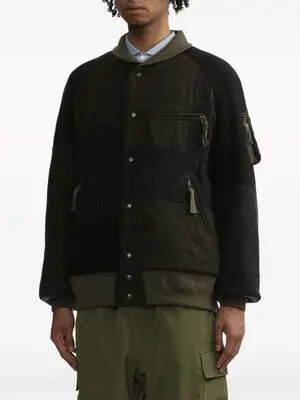 Comme Des Garçons Patchwork Bomber Jacket