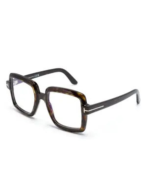 TOM FORD Ft5913b Square-frame Glasses - Brown