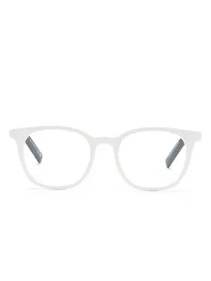Moncler Two-tone Square-frame Glasses - White