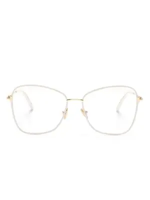 TOM FORD Butterfly-frame Glasses - Neutrals