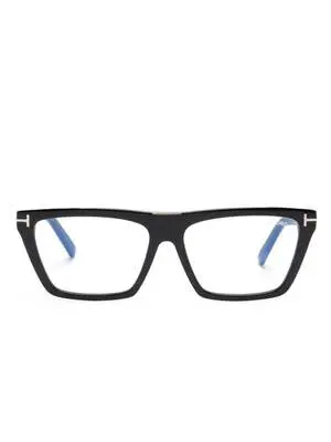 TOM FORD Rectangular-frame Glasses - Black