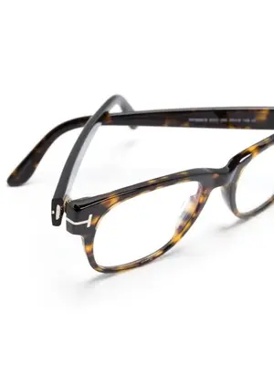 TOM FORD Clear-lenses Glasses - Brown