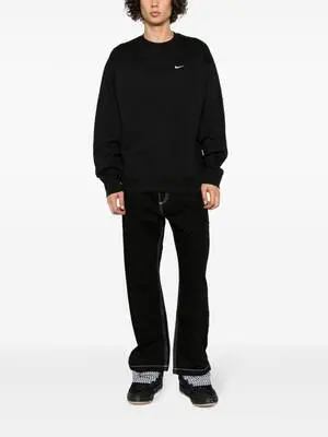 Nike Solo Swoosh-logo Sweatshirt - Black