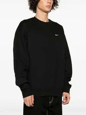 Nike Solo Swoosh-logo Sweatshirt - Black