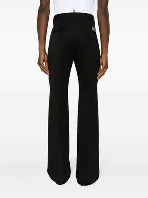 Dsquared2 Logo-embroidered Tailored Trousers