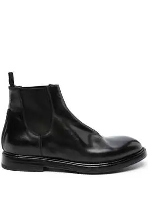Premiata Leather Chelsea Boots - Black