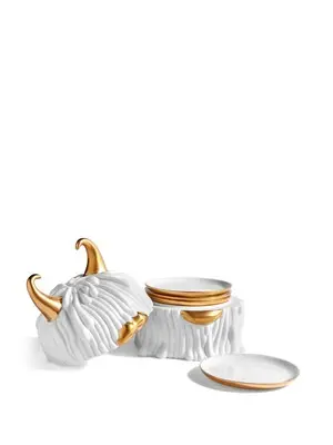 L'Objet Haas Lynda Porcelain Box And Plates