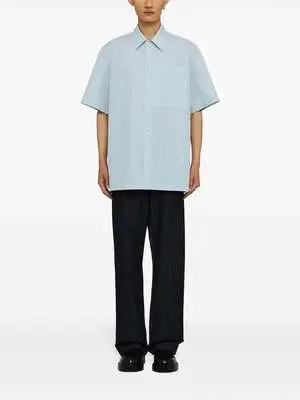 JIL SANDER Friday Striped Cotton Shirt