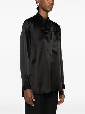 P.a.r.o.s.h Pussy-bow Silk Shirt