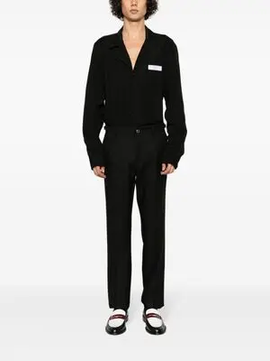 Balmain Logo-patch Long Sleeve Shirt