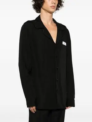 Balmain Logo-patch Long Sleeve Shirt