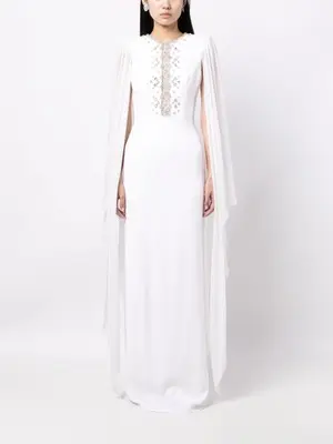 Jenny Packham Saga Crystal-embellished Gown