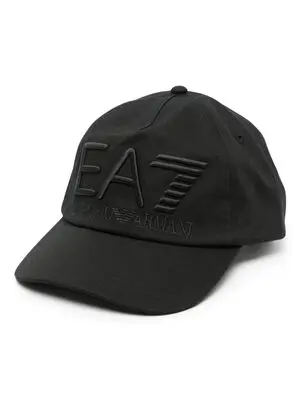 Emporio Armani Logo-embroidered Baseball Cap - Black