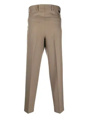 LOW BRAND Pressed-crease Cropped Trousers