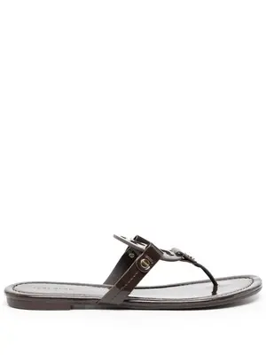 Tory Burch Miller Leather Sandals - Brown