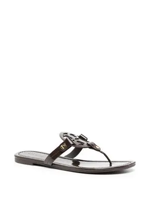 Tory Burch Miller Leather Sandals - Brown